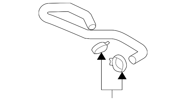 2007-2014 GM Radiator Inlet Hose 22827731 GM | GMPartsDirect.com