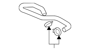 2007-2014 GM Radiator Inlet Hose 22827731 GM | GMPartsDirect.com