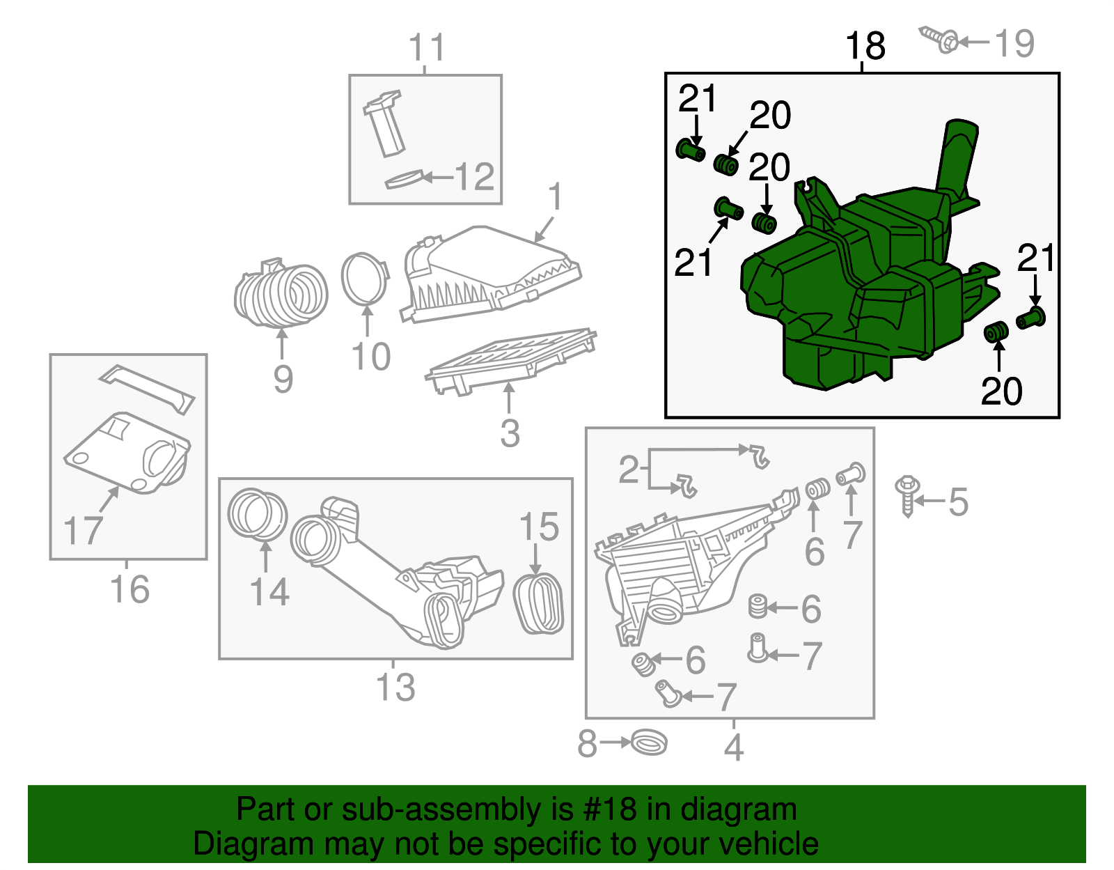 2013-2015 Acura RDX Resonator Assembly 17230-R8A-A00 | OEM Acura Parts ...