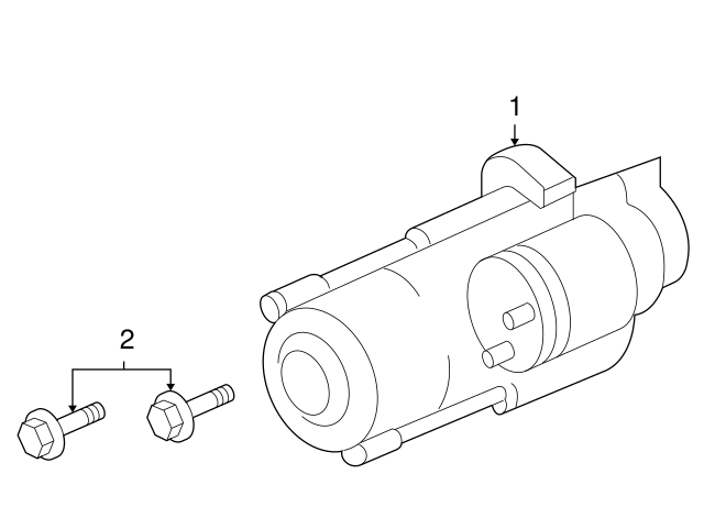 2005-2011 GM Starter, Remanufactured 89017760 GM | GMPartsDirect.com