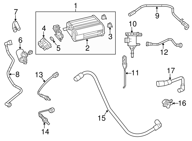 2011-2013 Mopar PCV Valve 5184763AD | Shop Chrysler Parts Canada
