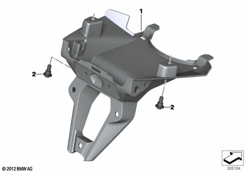 Rear Wheel Cover, License Plate Bracket for 2019 BMW-Motorrad R 1250 GS ...