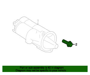 2011-2020 Hyundai Starter Bolt 11404-10606-P | OEM Parts Online