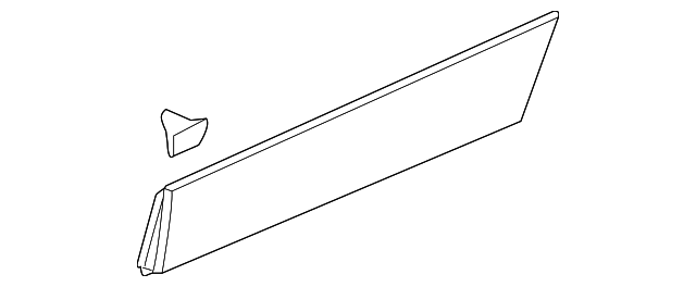 2020-2022 Buick Encore Anthracite Rear Passenger Side Door Lower ...