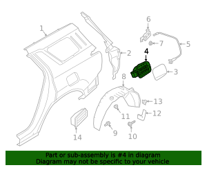 81595-S8510 - Fuel Pocket 2023-2024 Hyundai Palisade | AutoNation Parts