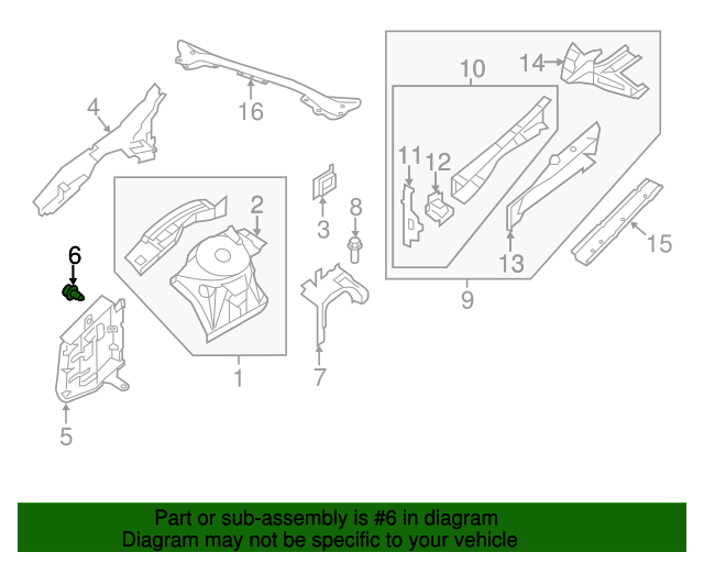 01553-09241 - Bumper Cover Clip 1995-2024 Nissan | Nissan Parts ...