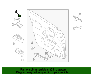 1995-2023 Nissan Switch Bezel Cap (S14 S15 Z33 R33 R34) 80944-40U00 ...