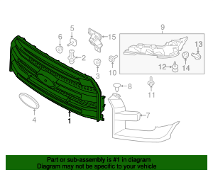2015-2017 Ford F-150 Grille FL3Z-8200-UA | Village Ford