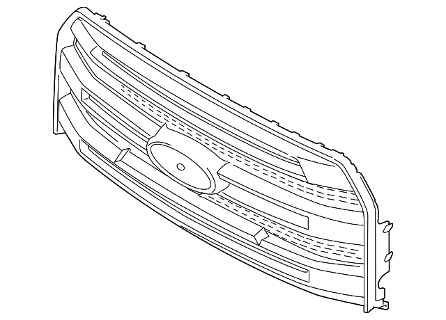 2015-2017 Ford F-150 15 thru 17 F-150 OEM Ford Luxurious Chrome ...