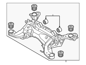 2017-2020 Volvo Cross-Member 32268546 | TascaParts.com