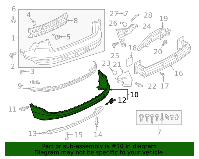 2019-2020 Audi e-tron Quattro Spoiler 4KE-807-434-C-GRU | Audi USA Parts