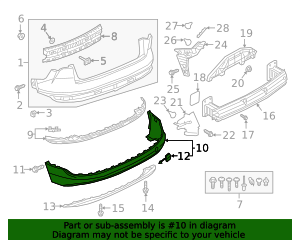 2019-2020 Audi e-tron Quattro Spoiler 4KE-807-434-C-GRU | Genuine Audi ...
