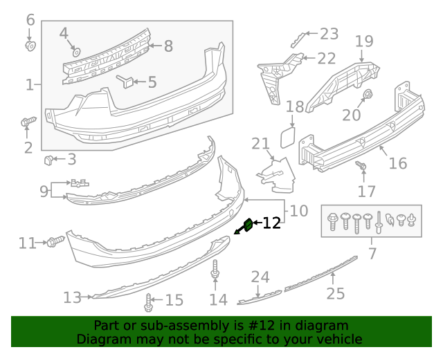2019-2023 Audi Tow Eye Cap 4KE-807-441-A-GRU | Audi USA Parts