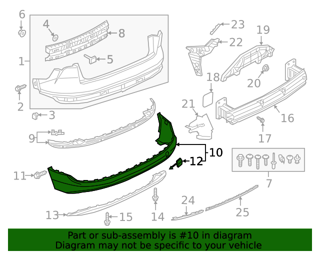 2019-2023 Audi Spoiler 4KE-807-434-C-GRU | Genuine Audi Parts