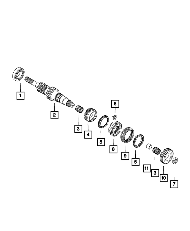 2012-2019 Fiat 500 Hub 68146114AA | Mopar Estores