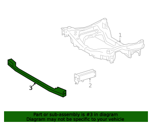 2021-2023 Toyota Mirai Reinforce Bar 52029-11010 | Toyota Parts Center