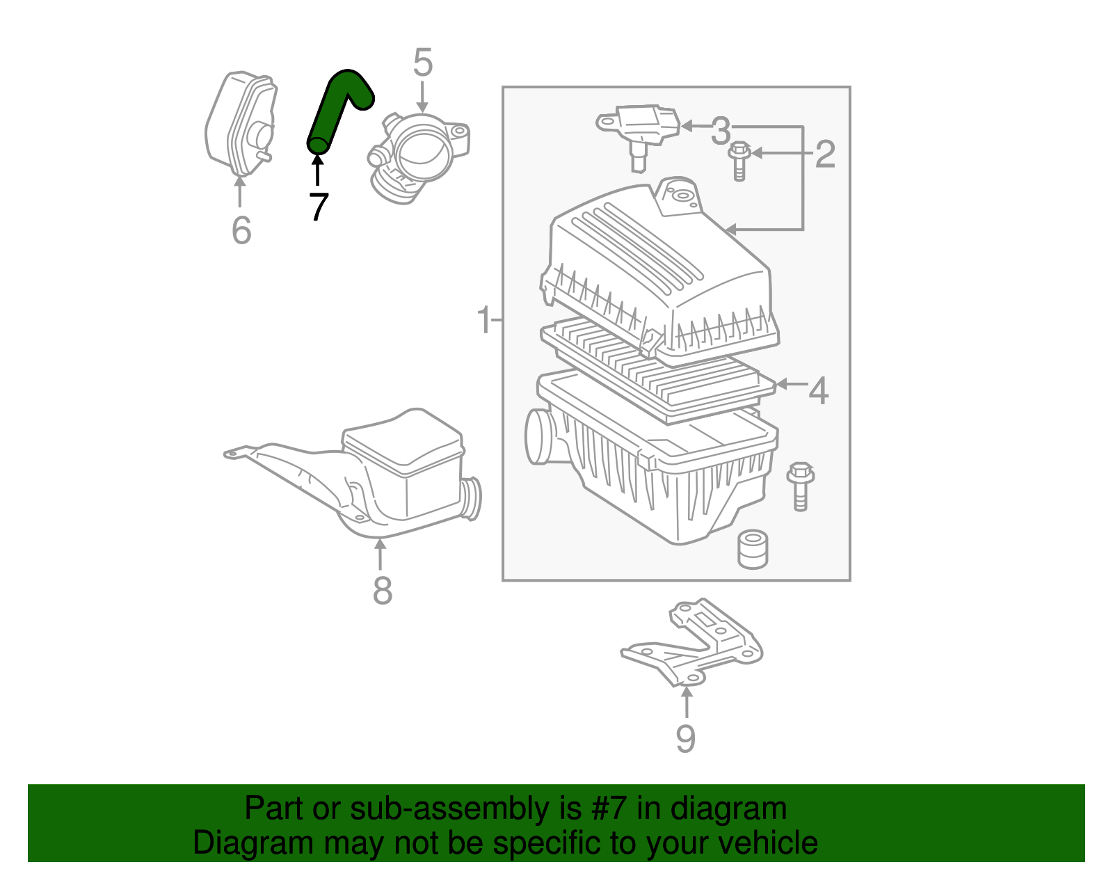 2007-2011 Toyota Camry Resonator 17894-0H060 | Toyota Parts Center