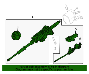 2021-2023 Mercedes-Benz Steering Column 223-460-38-01 | AutoNationParts.com