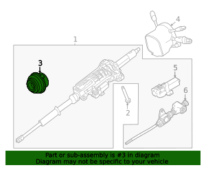 2021-2023 Mercedes-Benz Steering Coupling Boot 099-460-11-02 ...