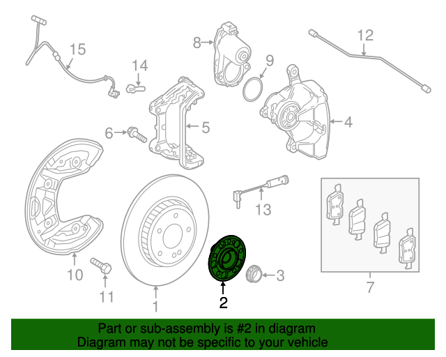2016-2023 Mercedes-Benz Hub 213-357-05-00 | MB Online Parts