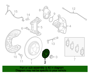2016-2023 Mercedes-Benz Wheel Hub 213-357-05-00 | AutoNationParts.com