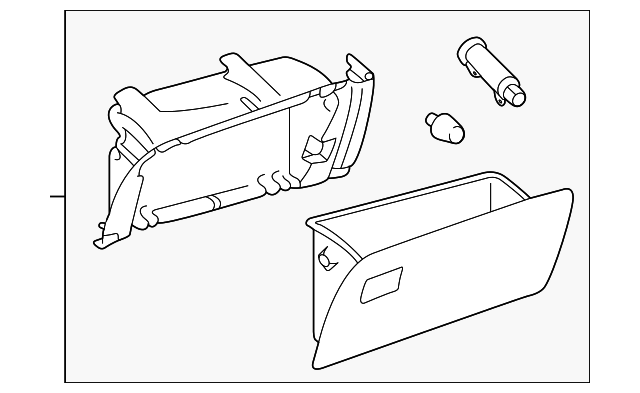 2011-2014 Toyota Sienna Glove Box Assembly 55045-08020-E0 | Toyota ...
