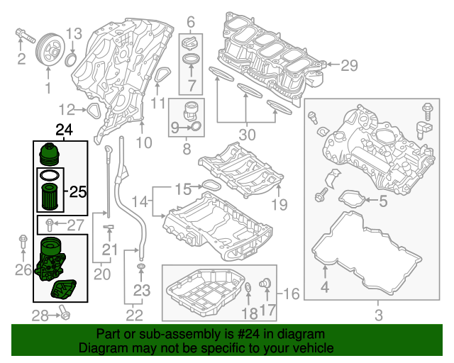 2012-2019 Hyundai Filter Assembly 26300-3CAB1 | OEM Parts Online