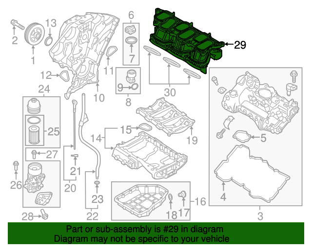 28310-3CFA0 - Intake Manifold - 2012-2021 Hyundai | World OEM Parts Hyundai