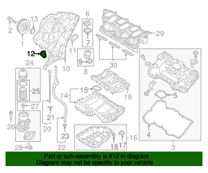 2006-2019 Hyundai Timing Cover Gasket 21354-3C510 | OEM Parts Online