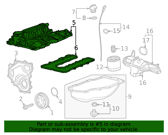 2020-2024 GM Camshaft Cover 55514967 GM | GMPartsDirect.com