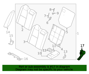 2020-2024 Nissan Sentra Center Bracket 88606-6LB0A | Temecula Nissan Parts