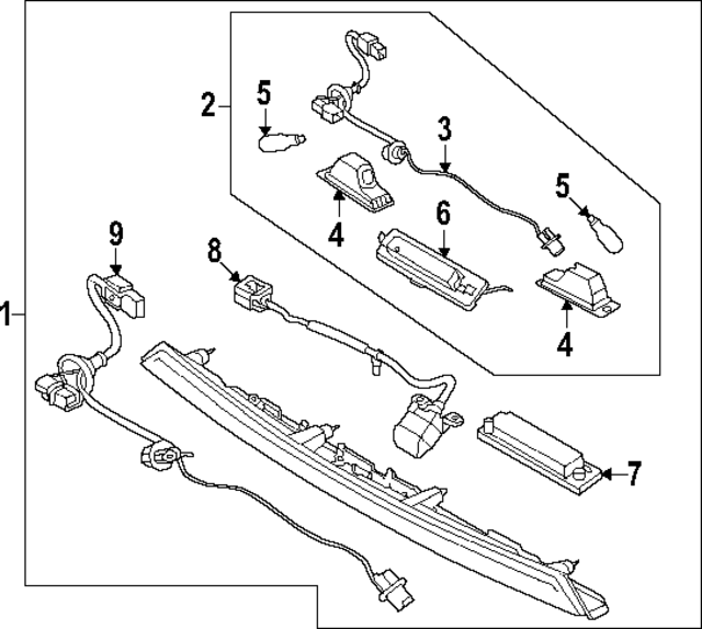 92409-M7200 - License Lmp Assembly 2019-2021 Kia Forte | Kia.Parts Store