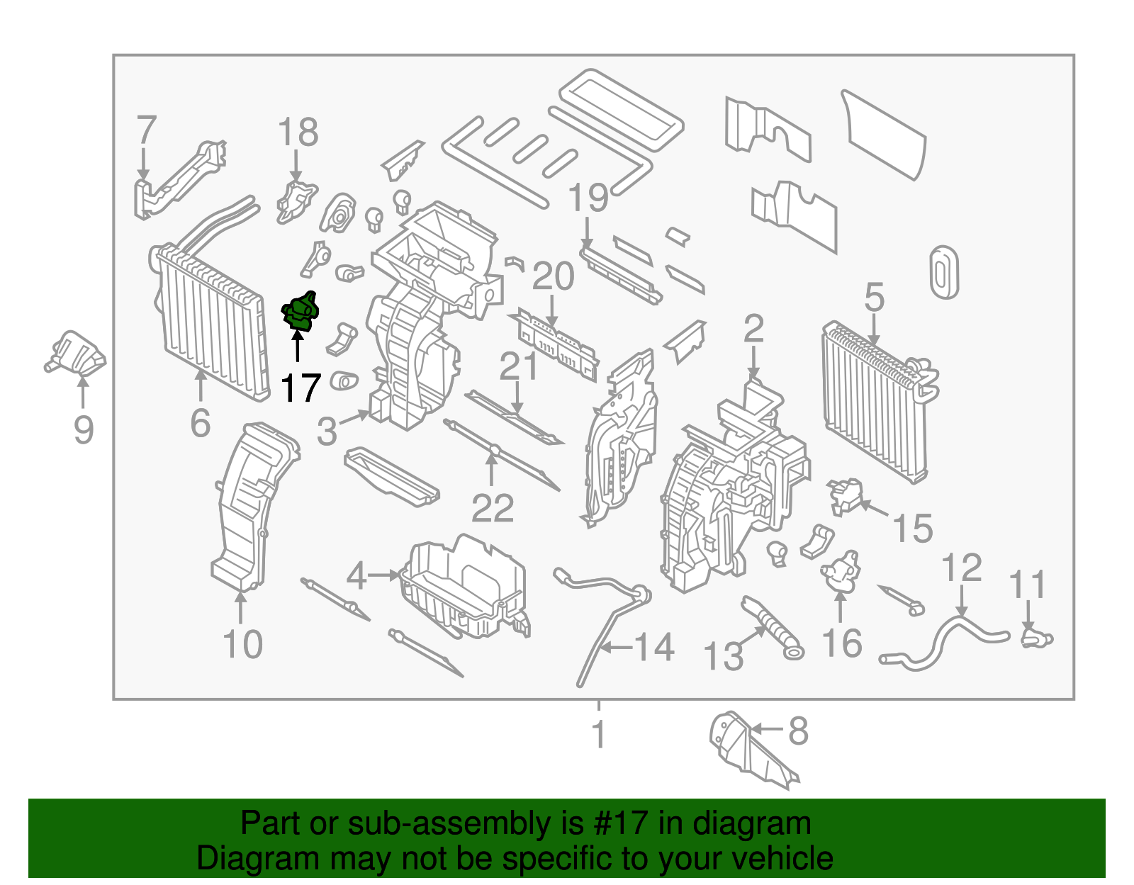 97159-1H050 - HVAC Blend Door Actuator 2011-2018 Kia | Kia Cheap Parts