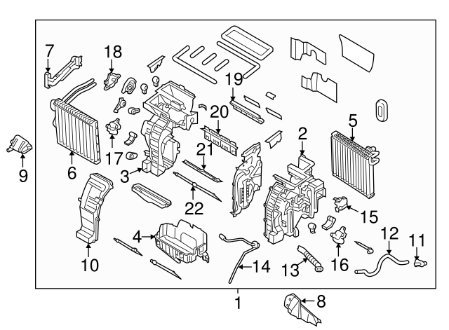 97159-1H050 - HVAC Blend Door Actuator 2011-2018 Kia | My Kia Parts