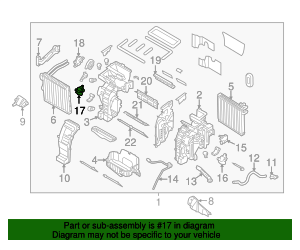 97159-1H050 - HVAC Blend Door Actuator 2011-2018 Kia | Kia.Parts Store