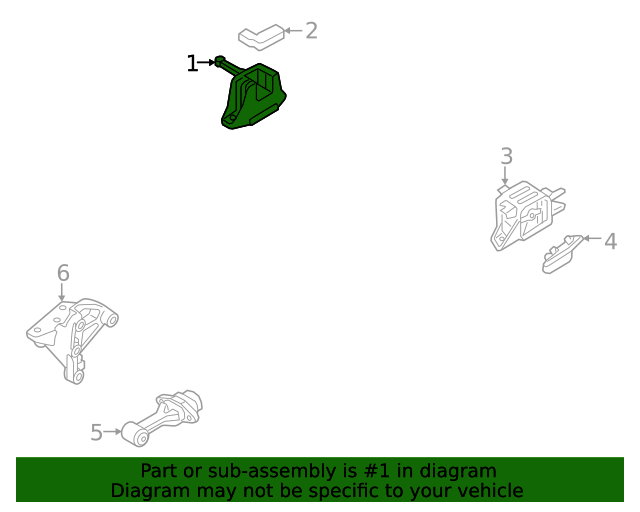 Genuine Side Mount for 2021-2024 Hyundai Elantra | Part# 21810-AA100 ...