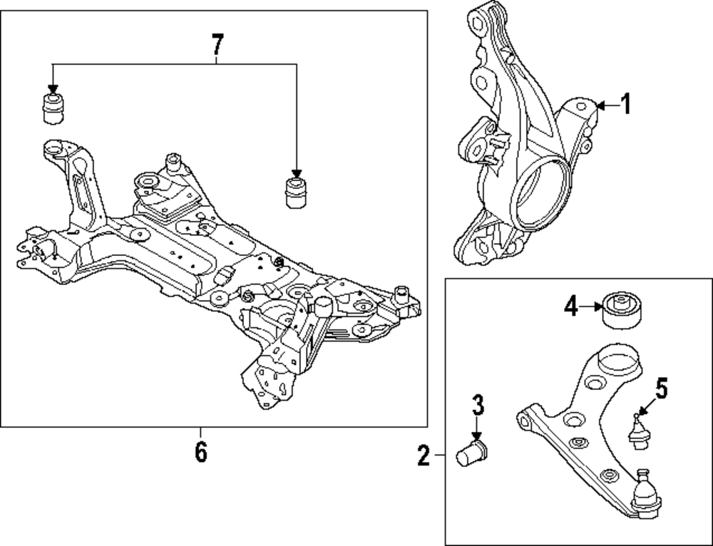 2022-2025 Lincoln Nautilus Motorcraft™ Steering Knuckle MEF-646 | OEM ...