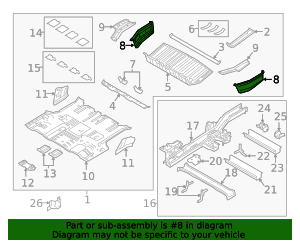 65528-A9000 - Lower Panel 2015-2021 Kia Sedona | Kia.Parts Store
