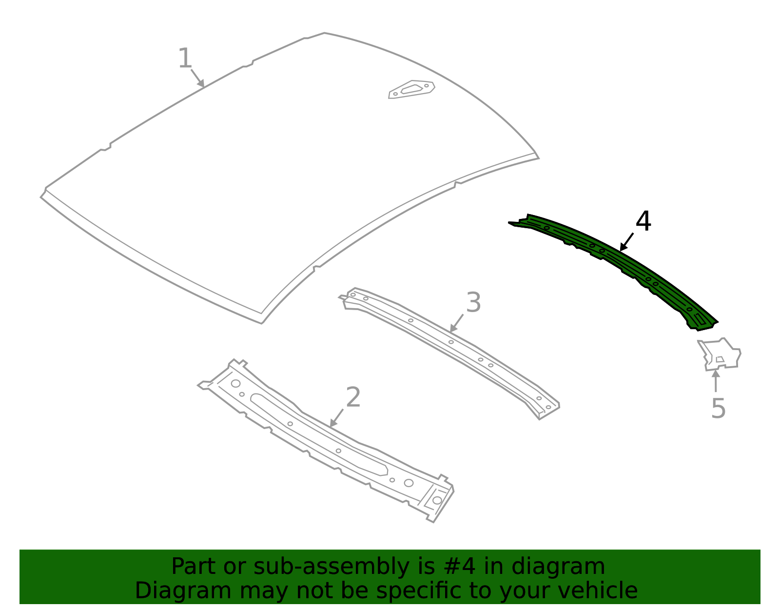 41-00-7-487-383 - Rear Header - 2019-2024 BMW | BMW Parts Exchange