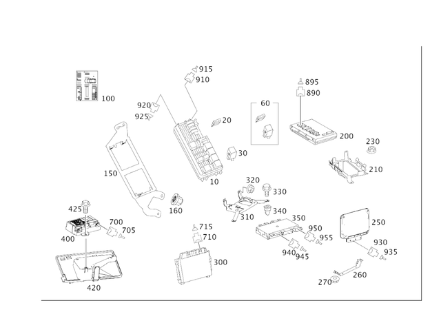 2007-2016 Mercedes-Benz Control Unit, Seats 164-870-37-26 | Mercedes ...
