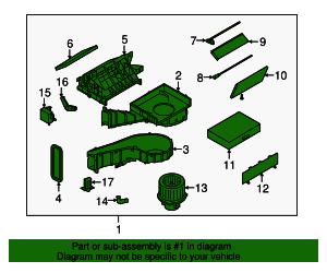 97100-3F800 - Blower Assembly 2007-2009 Kia Amanti | KIA.PARTS