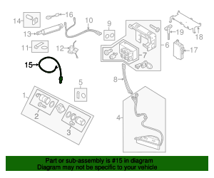 427-959-109-A - Micro-Switch 2014-2015 Audi R8 | Audi OEM Parts