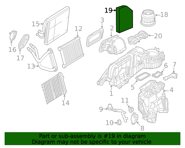 2019-2023 Mercedes-Benz Filter Element 463-835-28-00 | MB OEM Parts