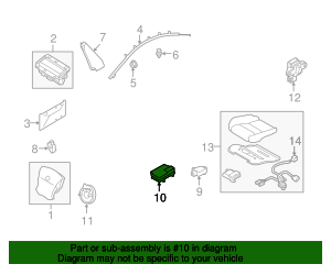 31288291 - Sdm Module - 2008-2012 Volvo S80 | Volvo OEM Parts Direct