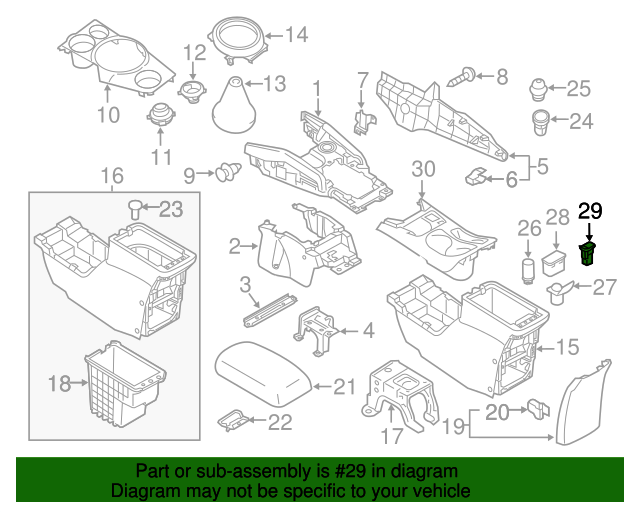 8718A007 - Auxiliary Jack 2011-2017 Mitsubishi | Mitsubishi Direct Parts