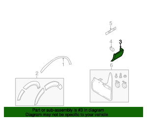 2010-2015 Audi Q7 Lower Molding 4L0-071-831-A | OEM Parts Online