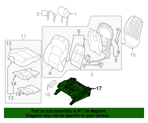 2018 Hyundai Tucson Seat Track 88500-D3521 | QuirkParts