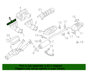 2007-2016 Volvo Manifold Gasket 31293288 | TascaParts.com