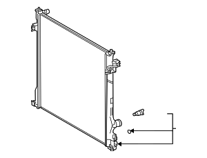 2020-2025 Toyota Radiator 16400-F0080 | Toyota Parts Center