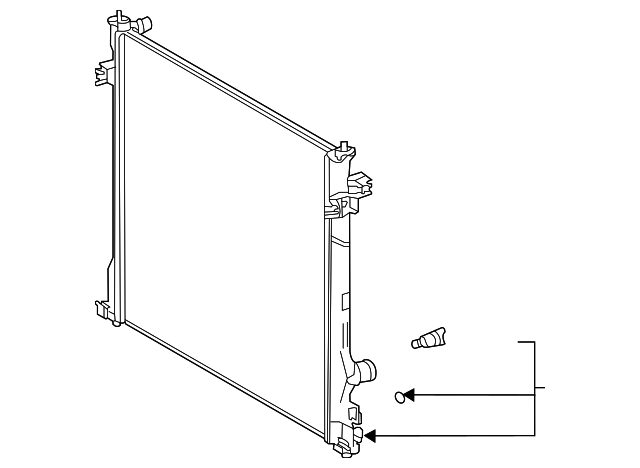 2020-2024 Toyota Radiator 16400-F0080 | OEM Parts Online